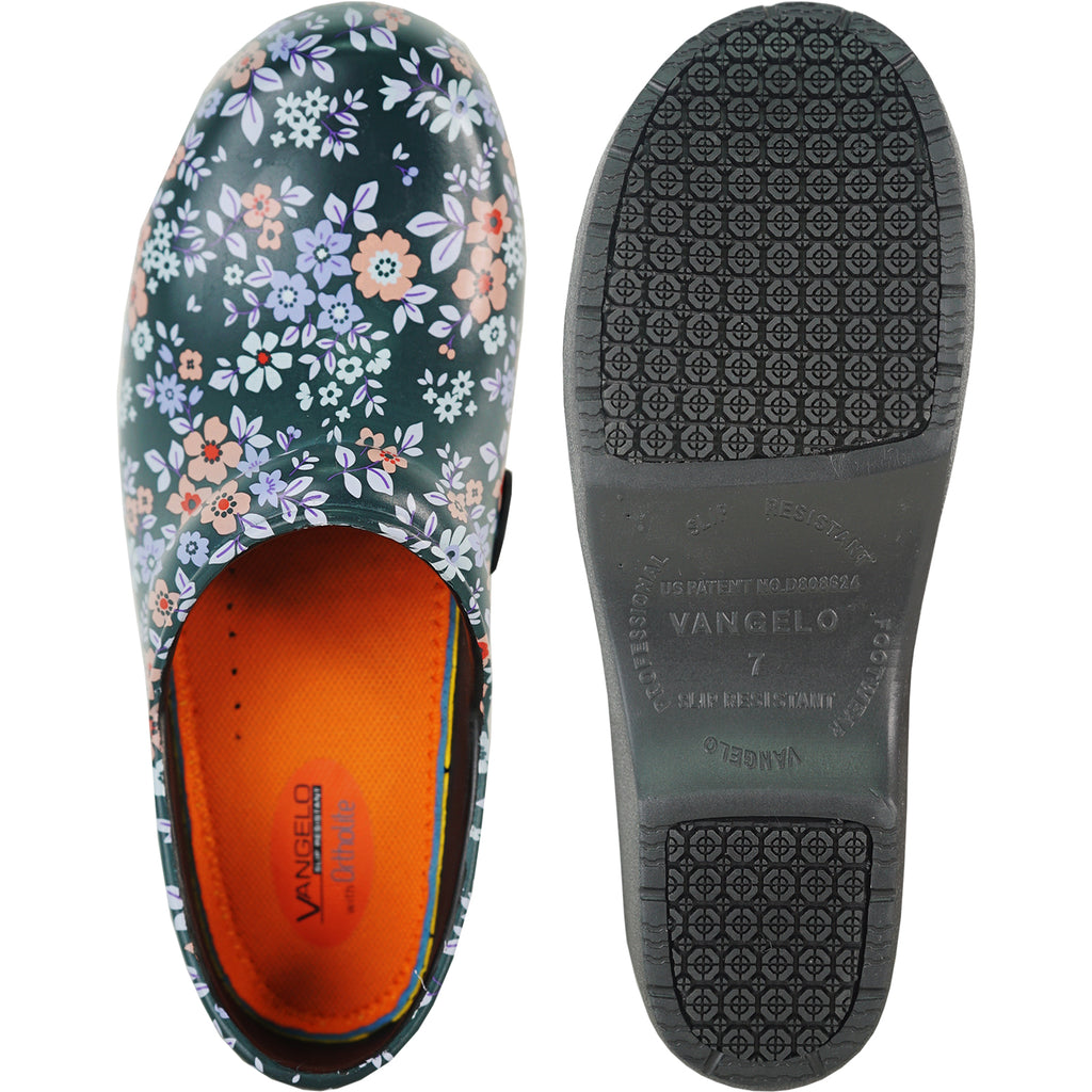 VANGELO Women Slip Resistant Clog NIKO Flower-2 - bravoshoe.com – Bravo ...